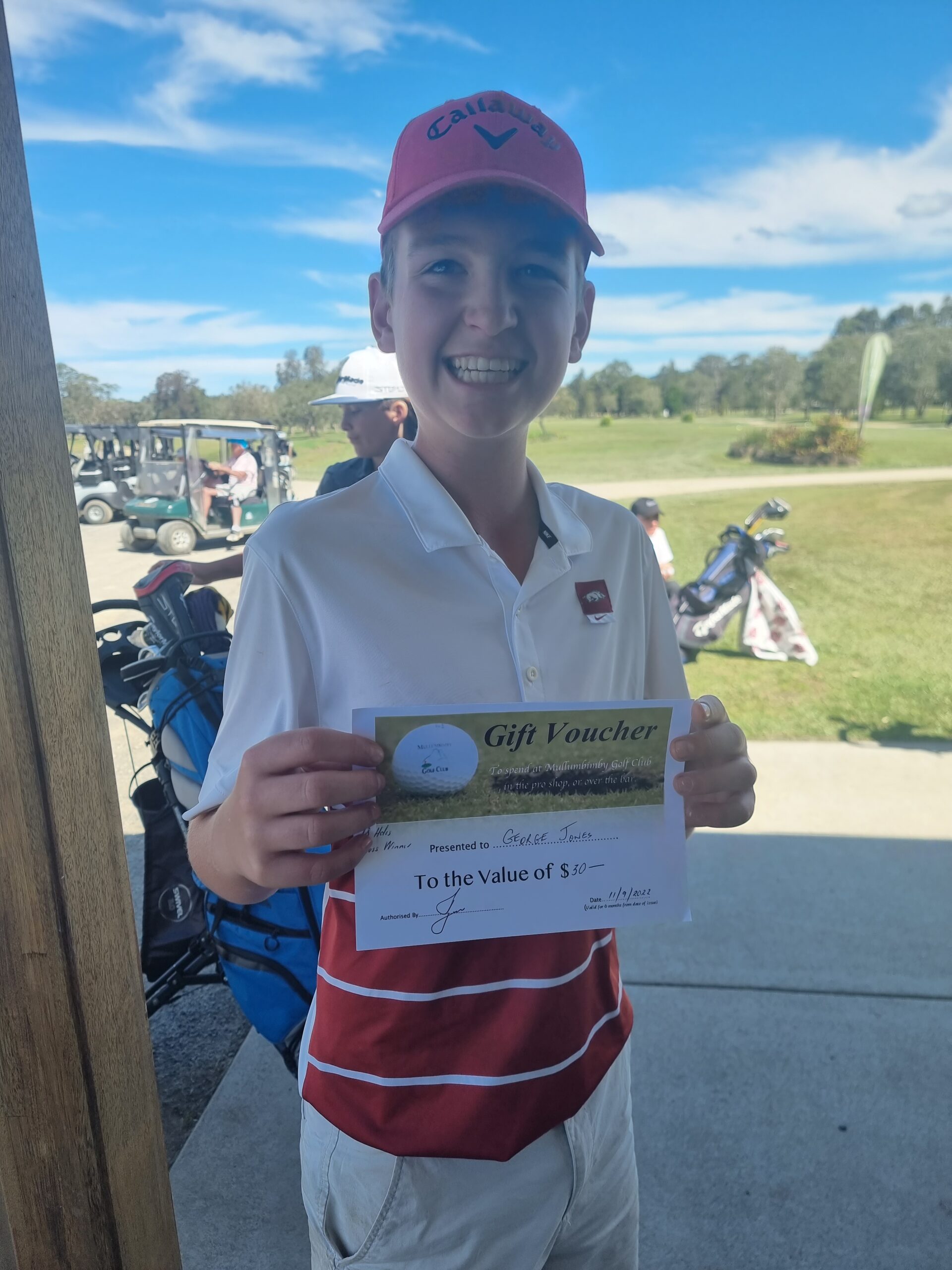George Jones (Lismore) - looking pretty pleased after his PB round at ...